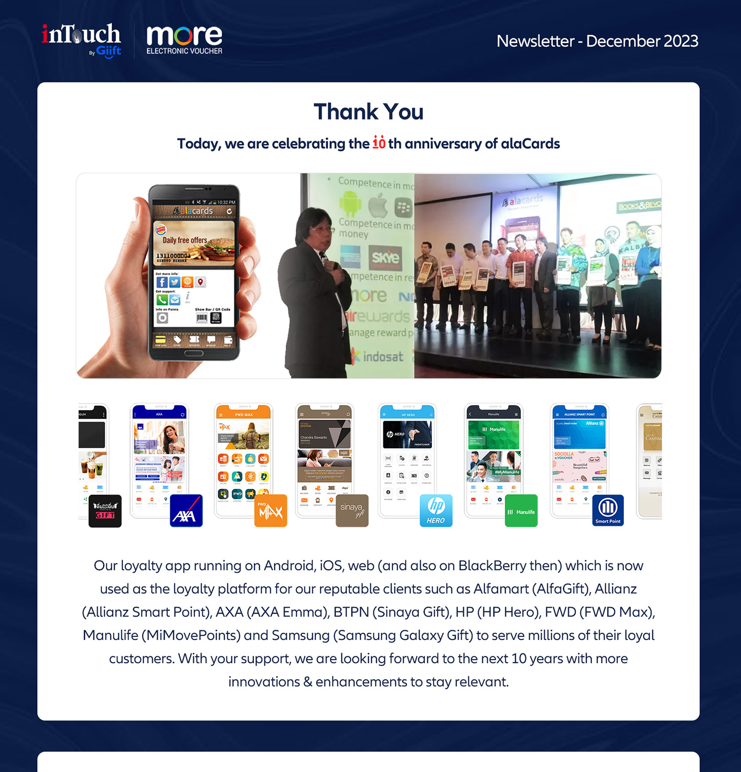 inTouch | End-to-end loyalty solutions provider